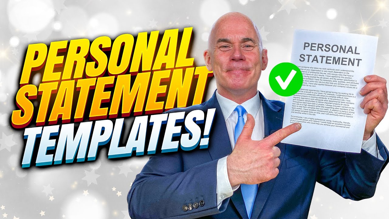 HOW TO WRITE A PERSONAL STATEMENT! (Job Application, College ...