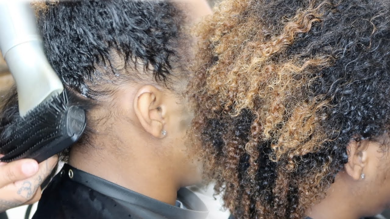 SILK PRESS ON COLOR TREATED HAIR! HOW WILL IT TURN OUT? - YouTube