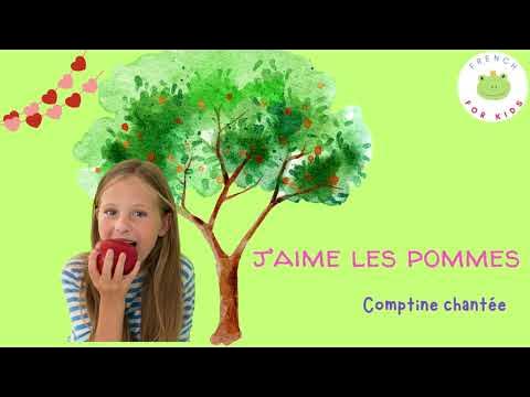 J'aime les pommes, une comptine en chanson ! - YouTube