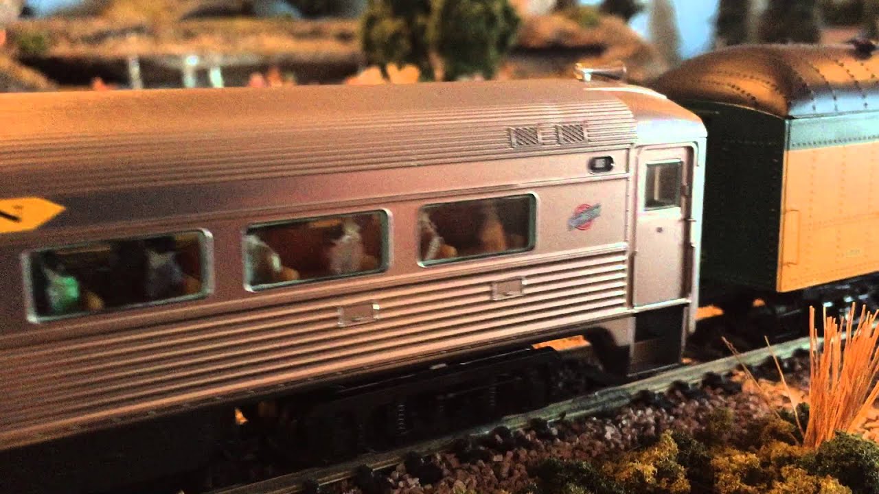 Chicago Northwestern Budd RDC With 60' Harriman Postal Mail Car - YouTube
