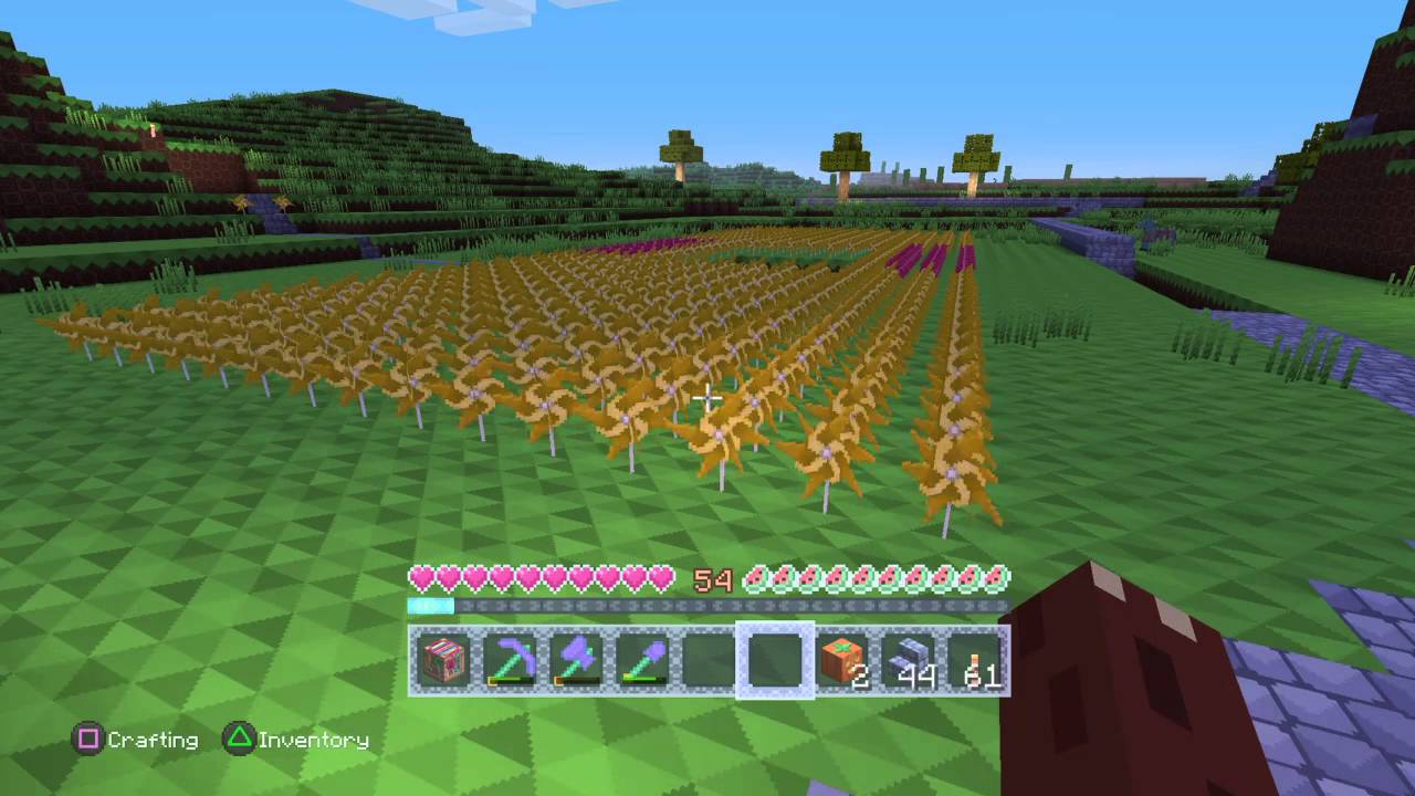 Minecraft: Pinwheel Field - YouTube
