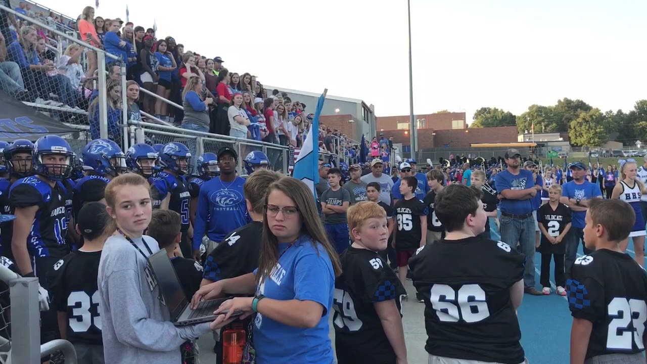 Harrisonville Wildcats Purge entrance - YouTube