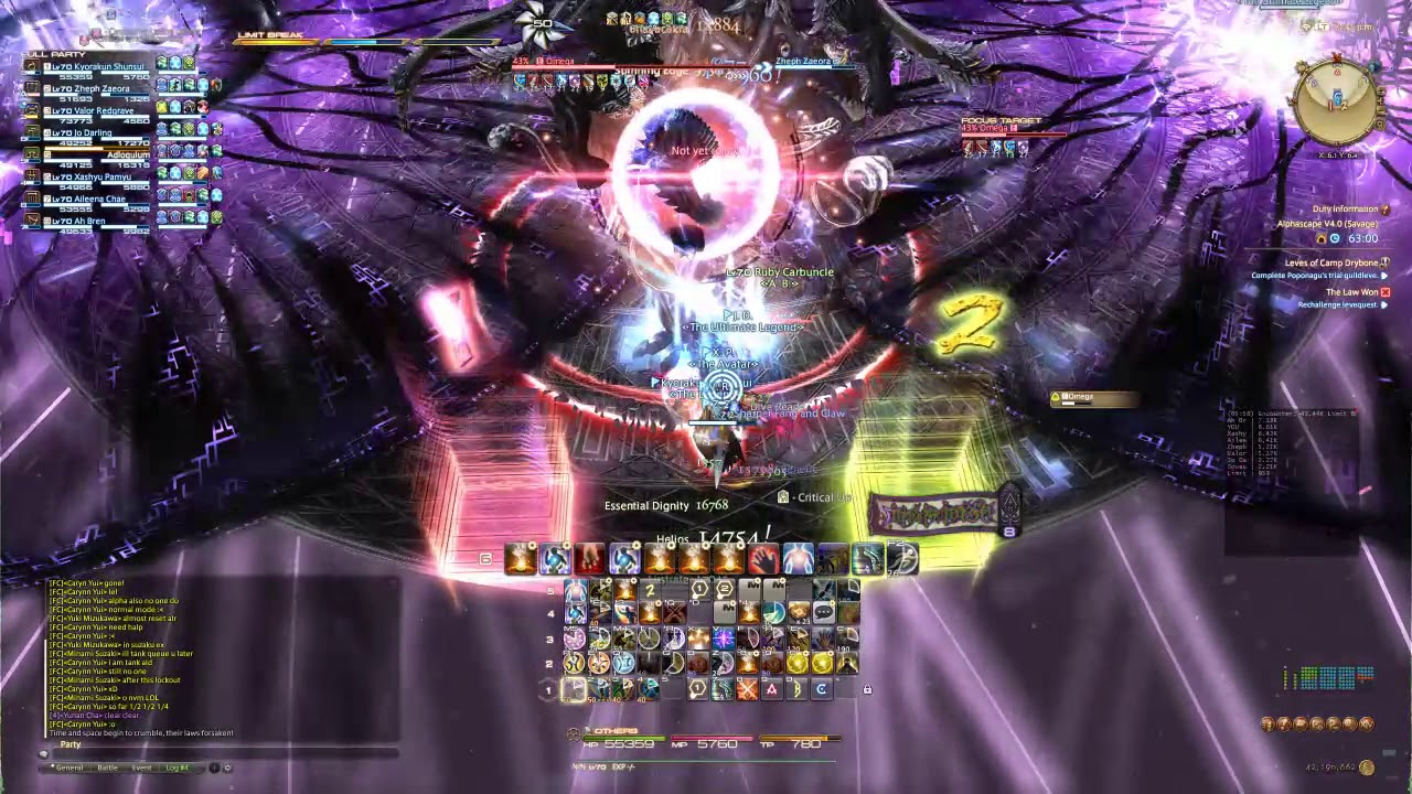 O12s Final Omega first clear (6.6k DPS) - YouTube