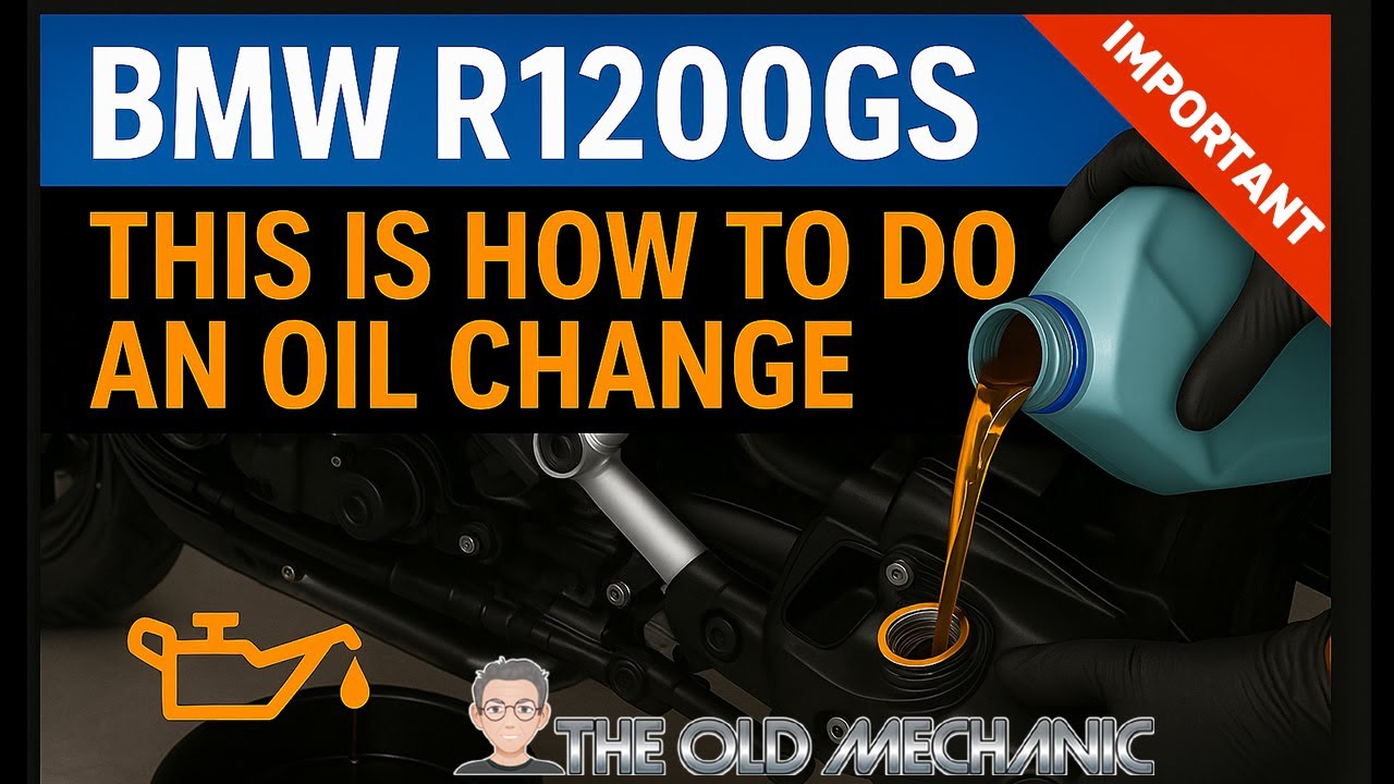 BMW R1200GS Oil & Oil Filter Change (2010) – Easy DIY Service 👨‍🔧---🏍 ...