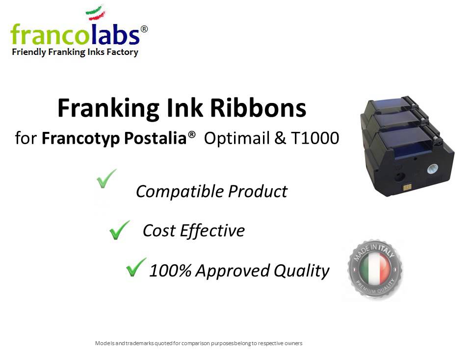 Francotyp® Optimail - T1000 Franking Ribbons - Cartuccia Francotyp ...