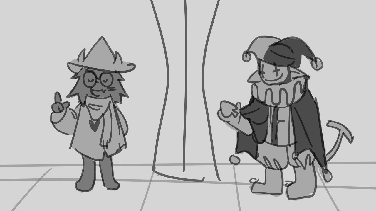 Ralsei during the Jevil fight, for some reason || Deltarune Animatic ...