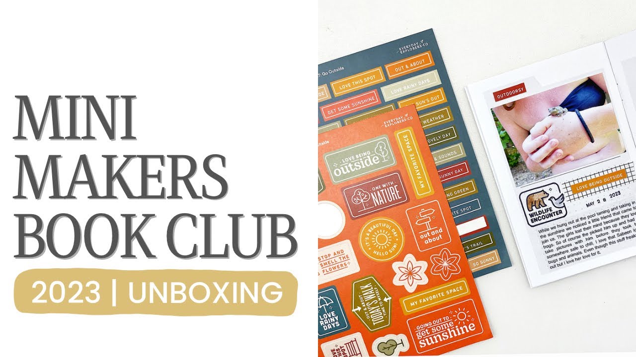 Everyday Explorers Mini Makers Book Club Unboxing | June 2023 - YouTube