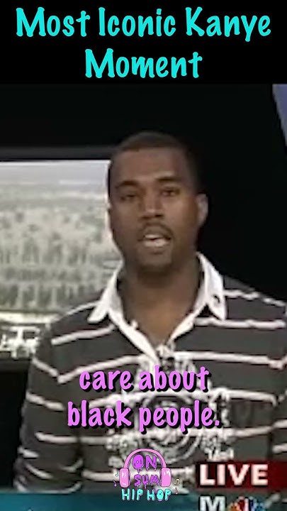 Kanye - George Bush Doesnt Care About Black People - YouTube