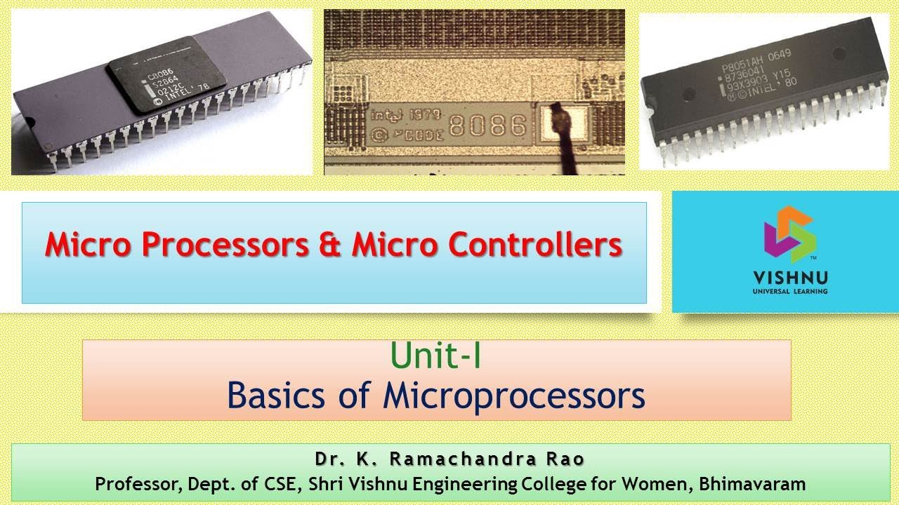 1.Microprocessors & Micro controllers: Basics to Microprocessors - YouTube