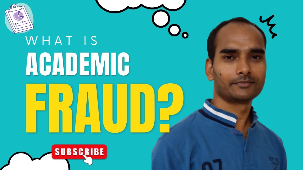 Academic frauds? how to recognise?? - YouTube