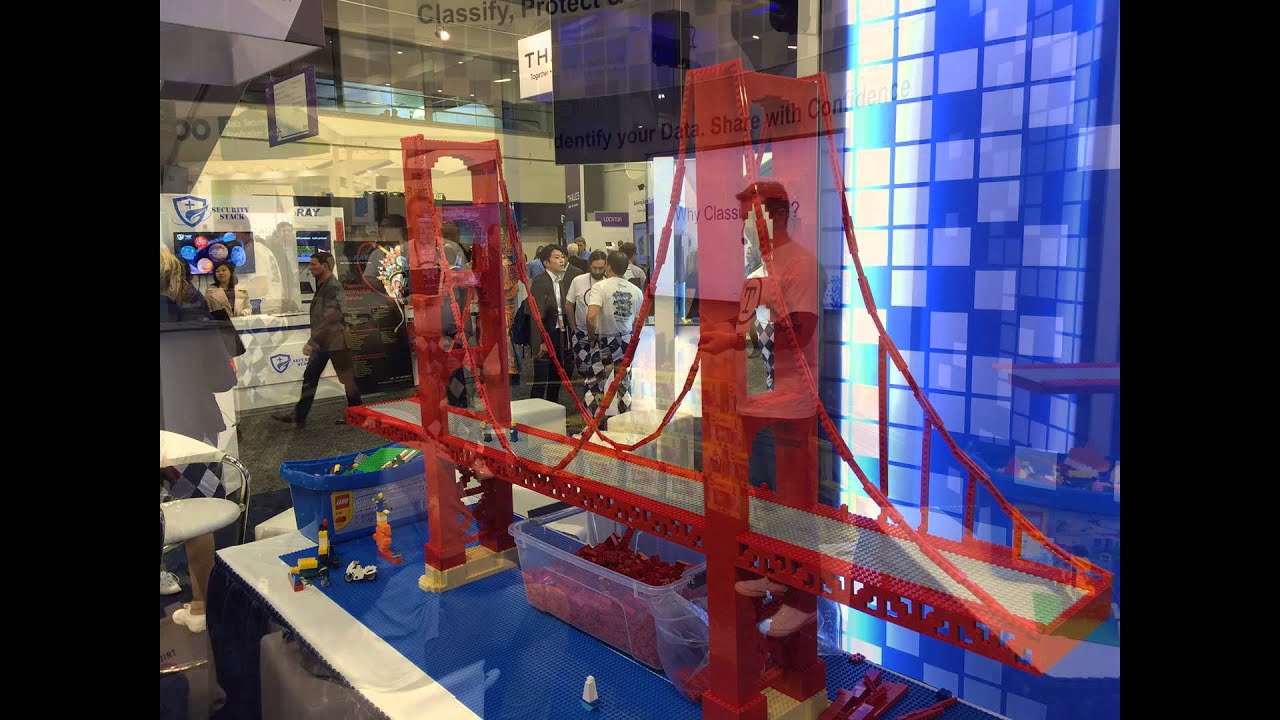 2016 RSA Conference - TITUS - Lego Golden Gate Bridge - YouTube