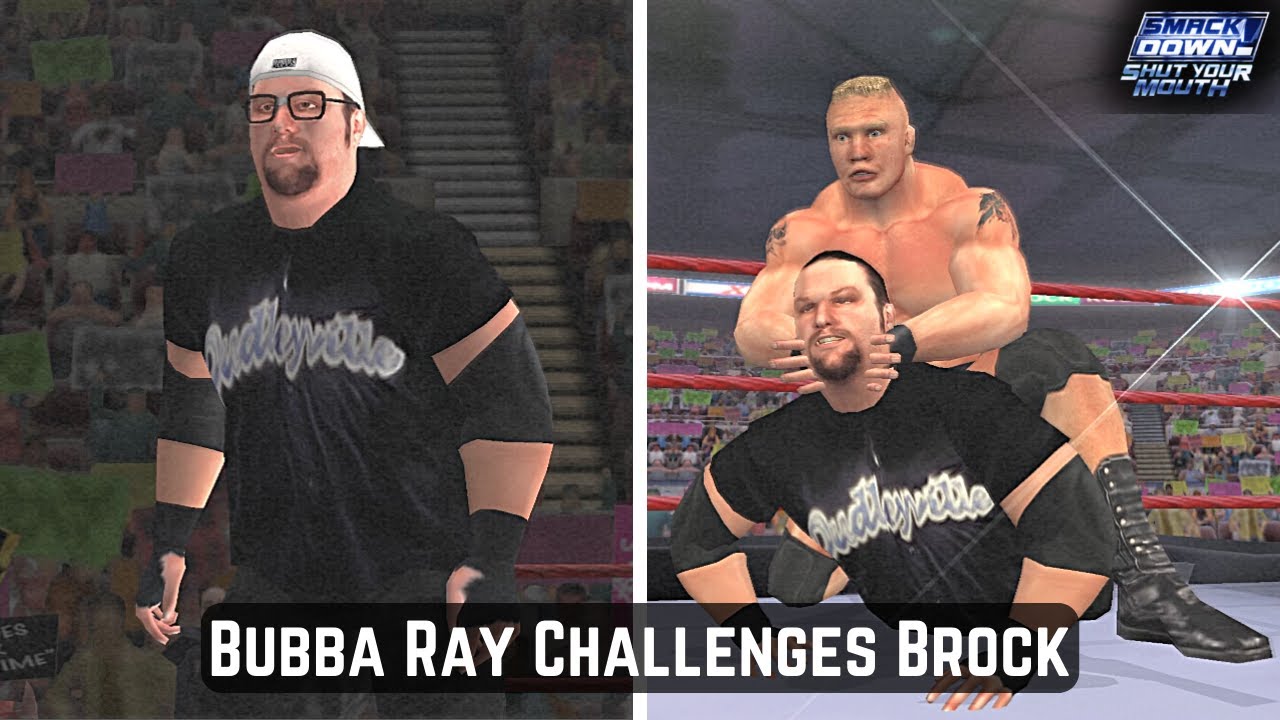 Bubba Ray Challenges Brock Lesnar | Season Mode Part-4 | WWE Smackdown Shut Your Mouth - YouTube