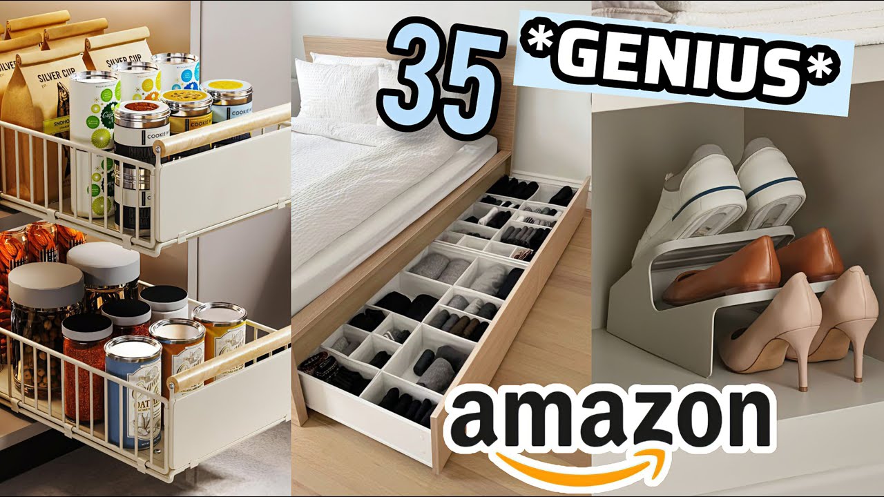 35 Genius Amazon Home and Kitchen Organization & Storage Hacks To ...
