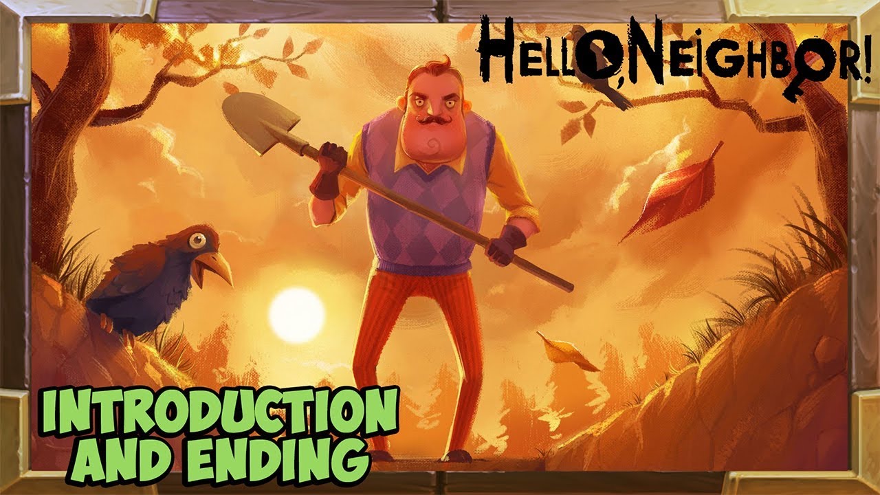 Hello Neighbor Ending and Intro - YouTube