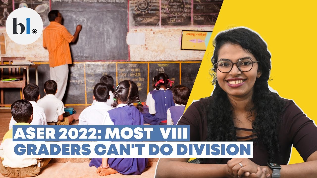 ASER 2022: Most rural students in India struggle with mathematics - YouTube