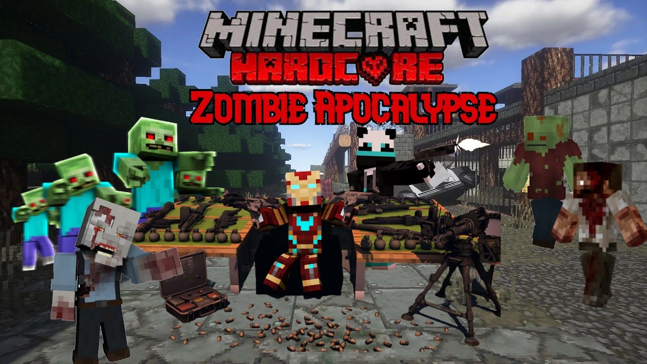 We Survived 100 Days In a Zombie Apocalypse In Minecraft ft. @deadzilla ...