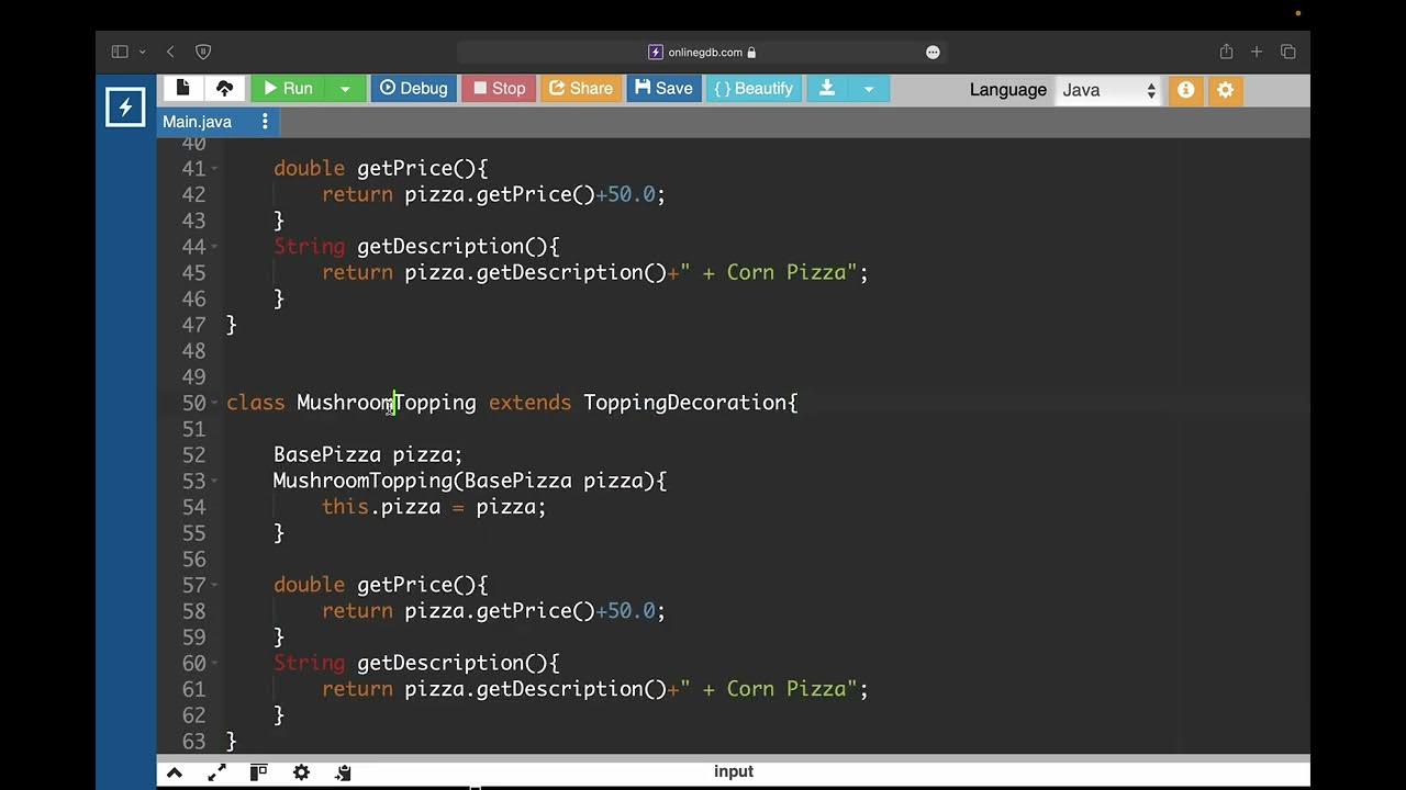 #5 LLD Tutorial |Decorator | Java Explained with Pizza Example 🍕 | Real Code + Interview Use ...