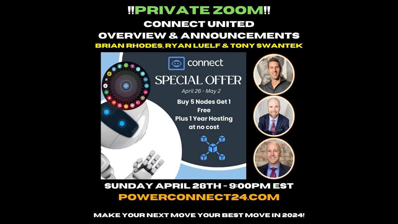 Connect Overview and Exciting Announcements with Tony Swantek hosted by ...