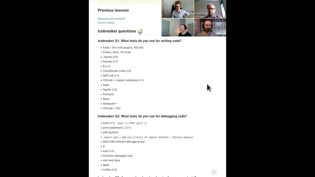 5.0 Day 5 introduction - CodeRefinery March 2023 - YouTube