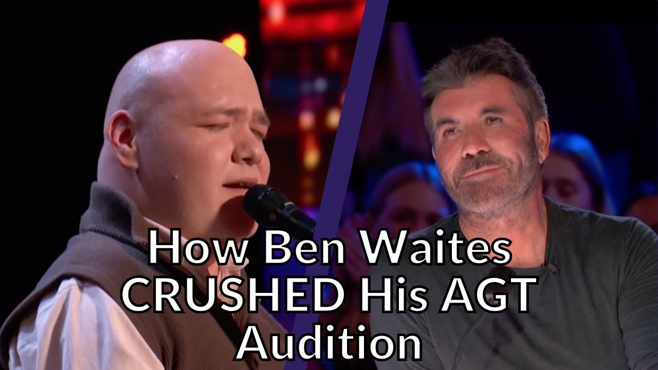 Ben Waites moves Simon Cowell AGT 2022 + Voice Training with Brett ...