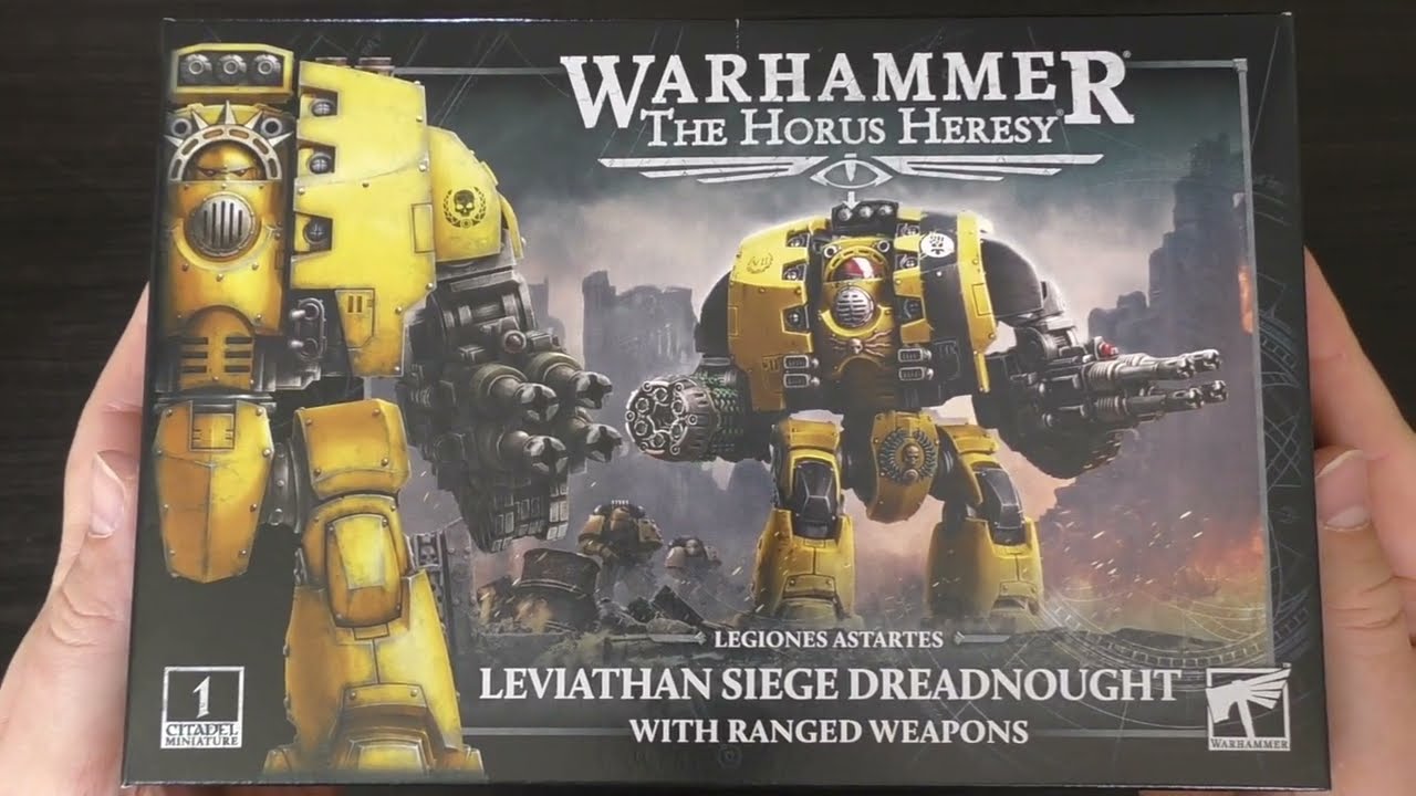 Leviathan Siege Dreadnought with ranged weapons - Unboxing (HH) - YouTube