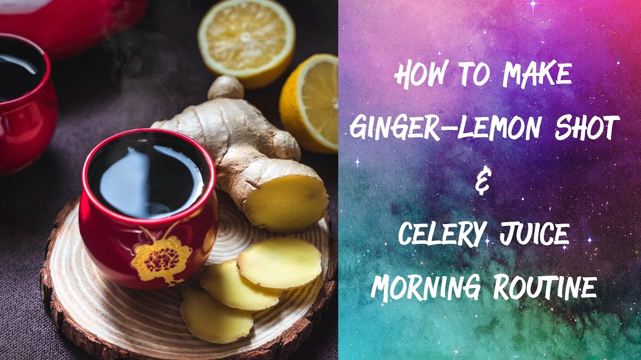 How to Make Wellness Morning Shot/Morning Routine - YouTube