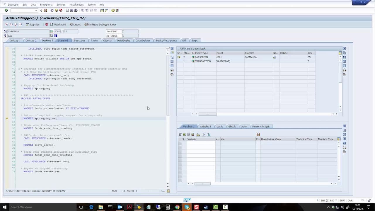 Debugging SAP ABAP Code For Non Programmers - Debugging a Security Auth Check - YouTube