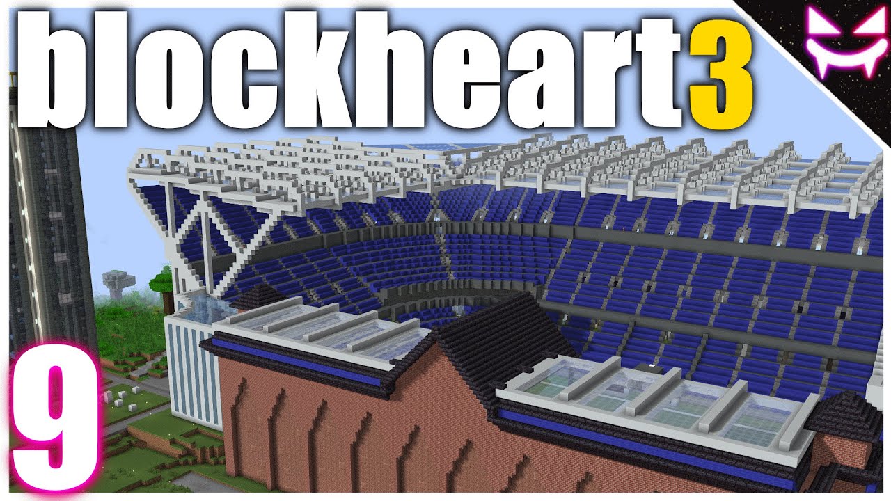 Minecraft 100 days building a premier league football stadium in ...