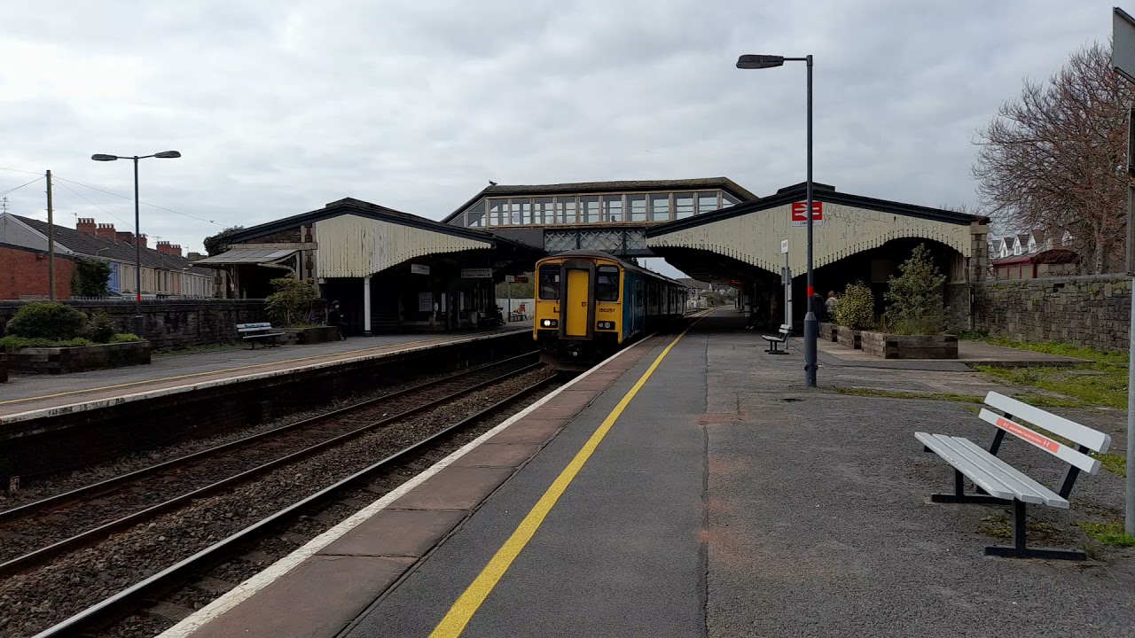 A Transport For Wales Class 150 Departing Llanelli Station On 22nd ...