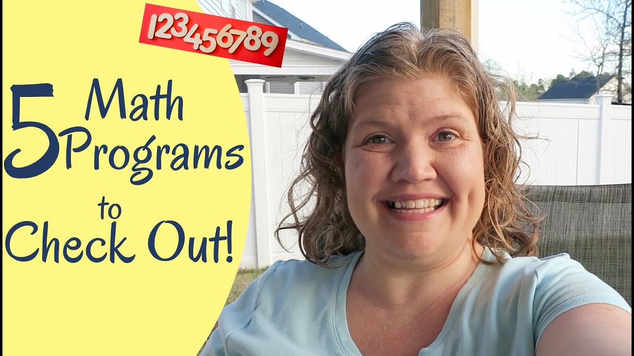 Considering a New Math Program? 5 Programs to Check Out! - YouTube