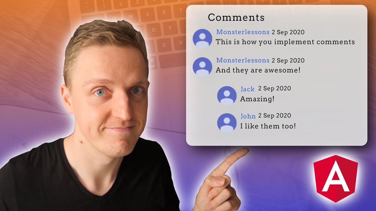 Nested Comments In Angular With Replies And Editing Youtube 1916