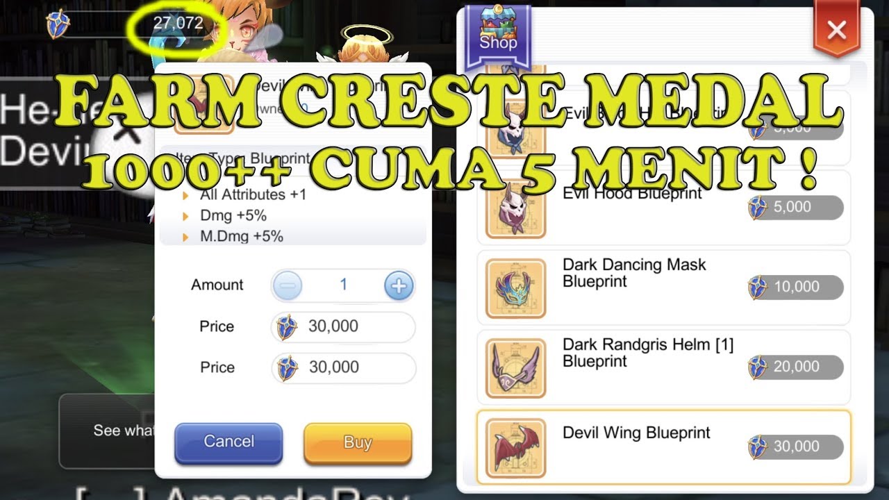 CRESTE ROYAL MEDAL FAST FARM SPOT - RAGNAROK MOBILE ETERNAL LOVE - YouTube