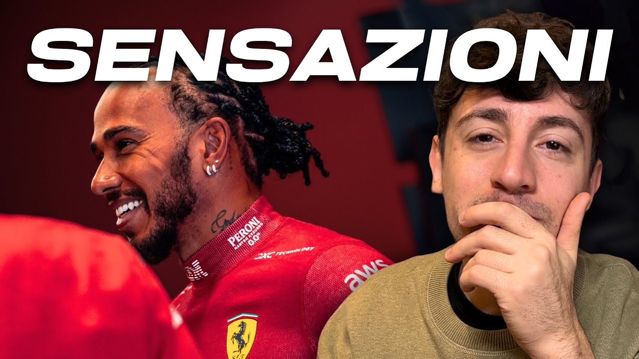 Prima Volta di Hamilton con la SF-24 - YouTube