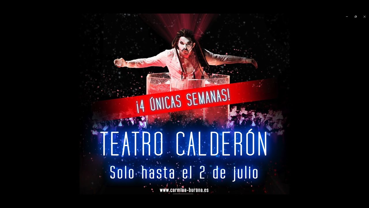 Carmina Burana | Teatro Calderón - YouTube
