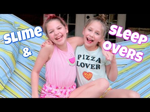 Slime Sleepover! Hope's vlogs