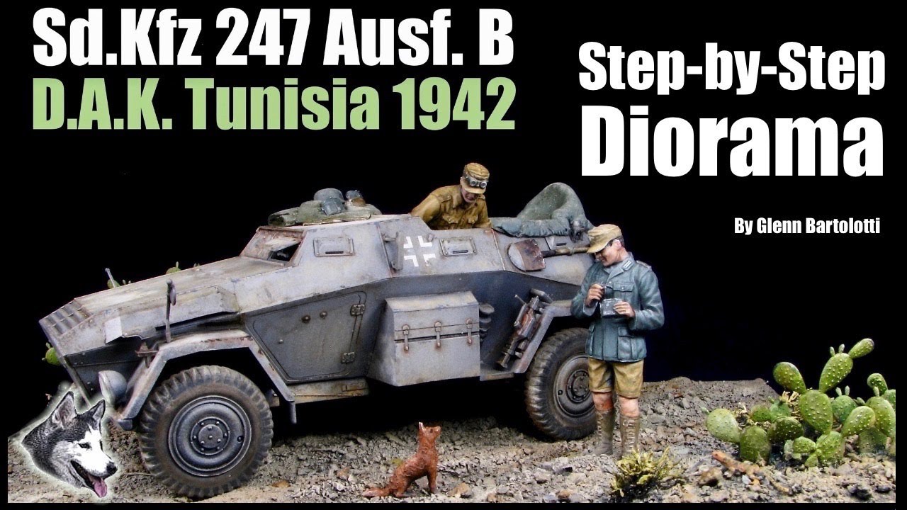 WWII North Africa diorama in 1/35 scale. - YouTube