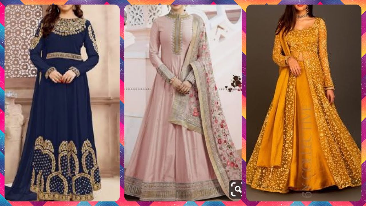 Latest & beautiful maxi dress designs for girls |new frocks - YouTube