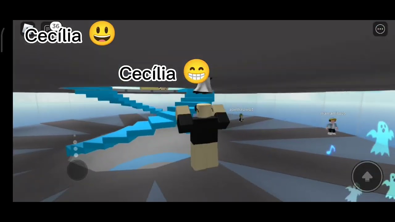 Olhe para mim jogando Roblox! com a Cecília😼 [meme] - YouTube