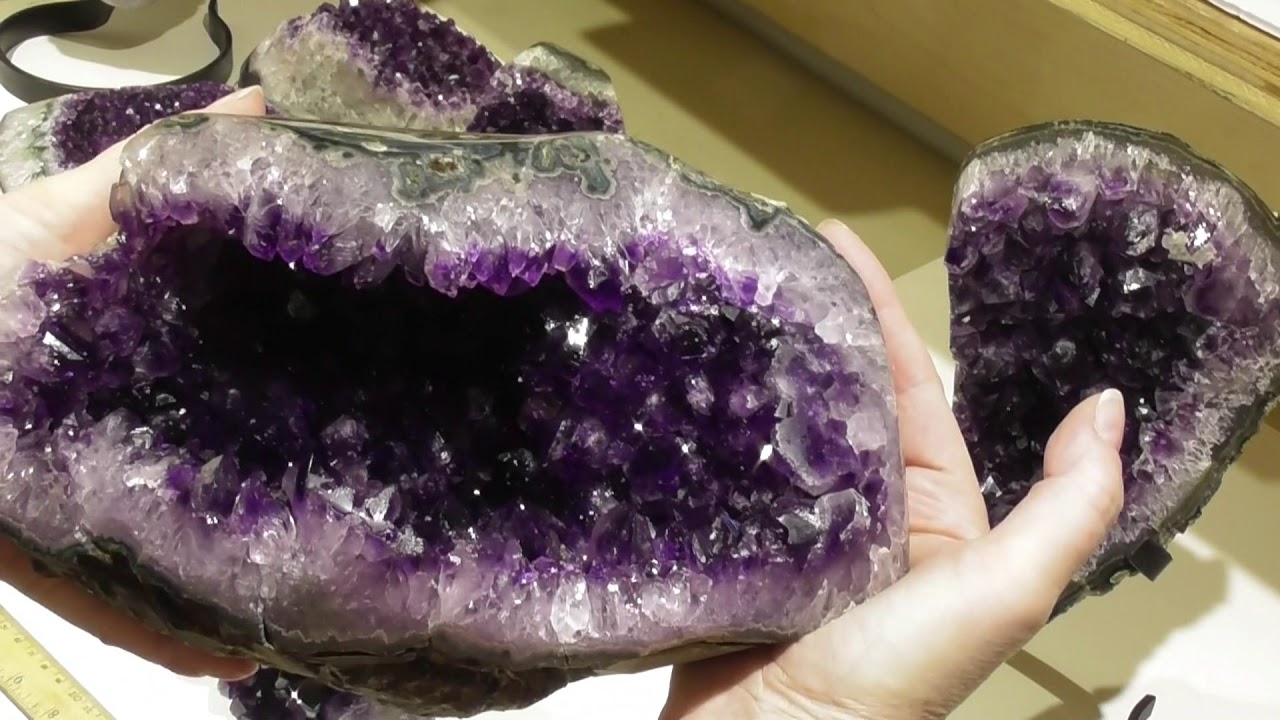 Amethyst A grade! BEst Quality! - YouTube