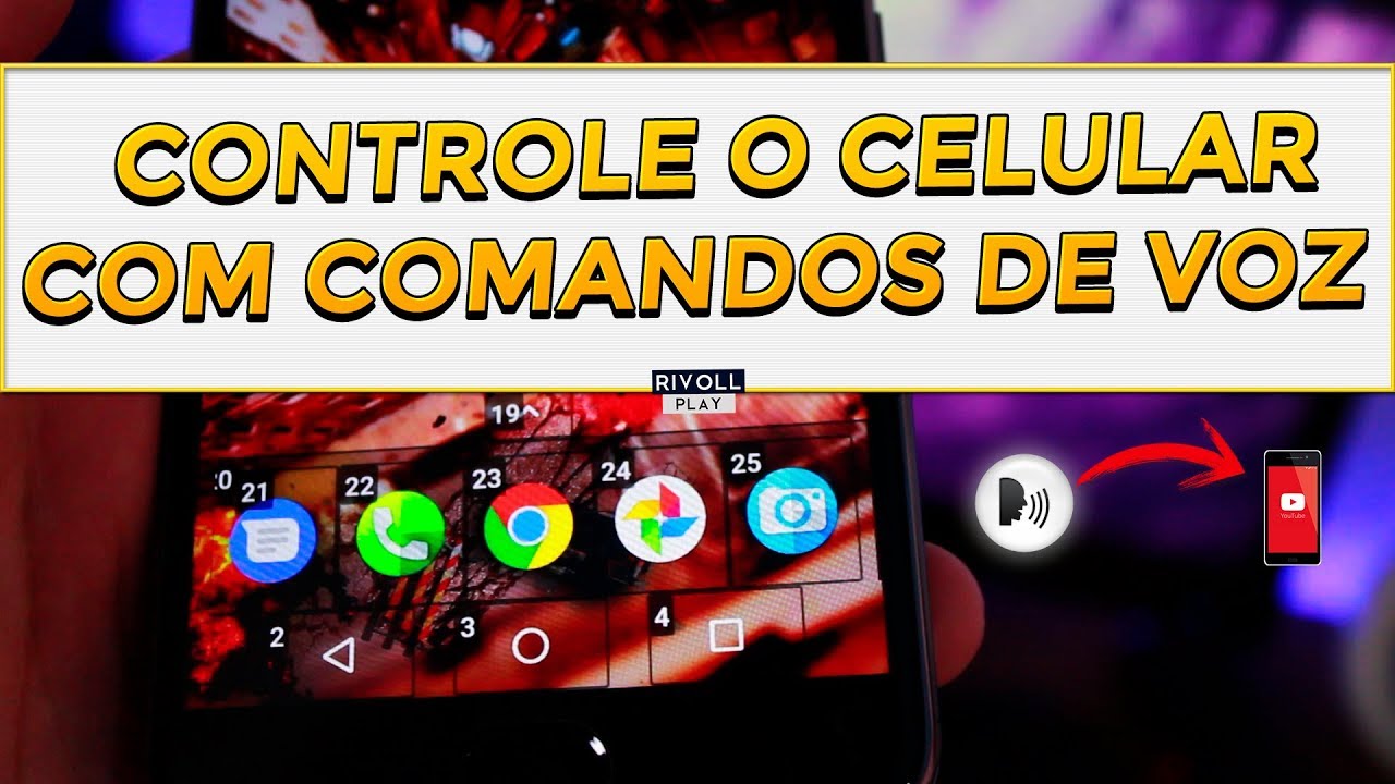 CONTROLE O SEU CELULAR POR COMANDOS DE VOZ - YouTube