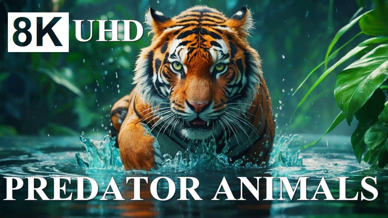 HUNTER ANIMALS 8K - The Ultimate Predators of the Animal World - YouTube