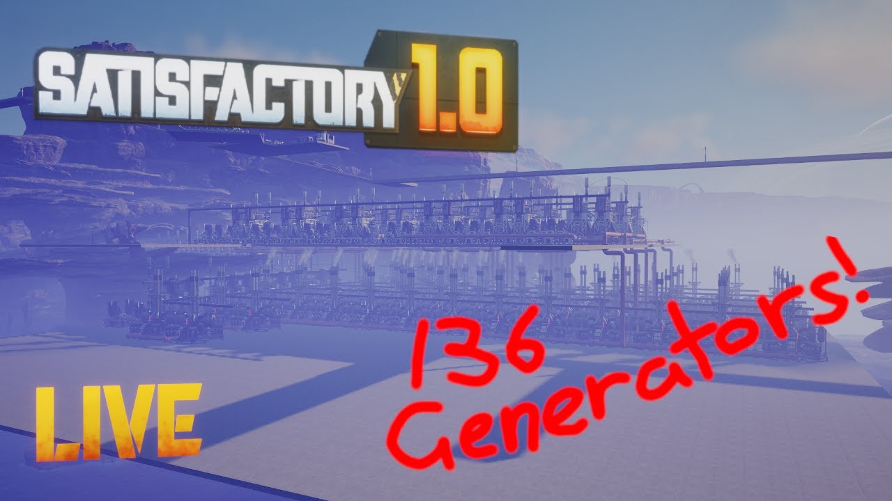 6,800 Fuel and 85,000MW Power Plant Finally Finished!! - Satisfactory ...