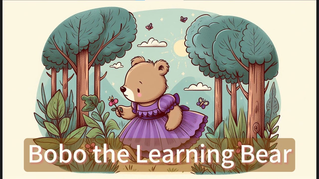 SunnyBook🌙《Bobo the Learning Bear》Bedtime Story｜Kids' story｜Good Night ...