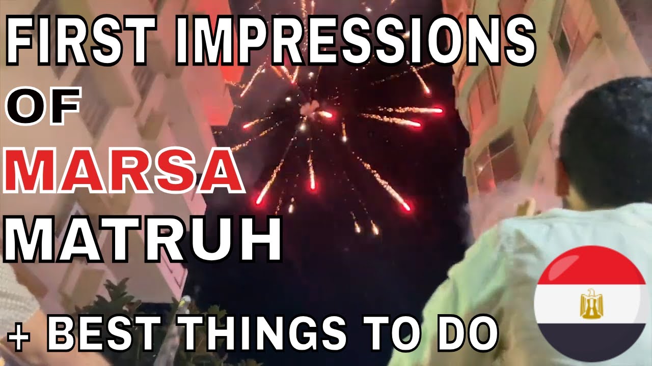 First Impressions of The MALDIVES of EGYPT | MARSA MATRUH + Best Things ...