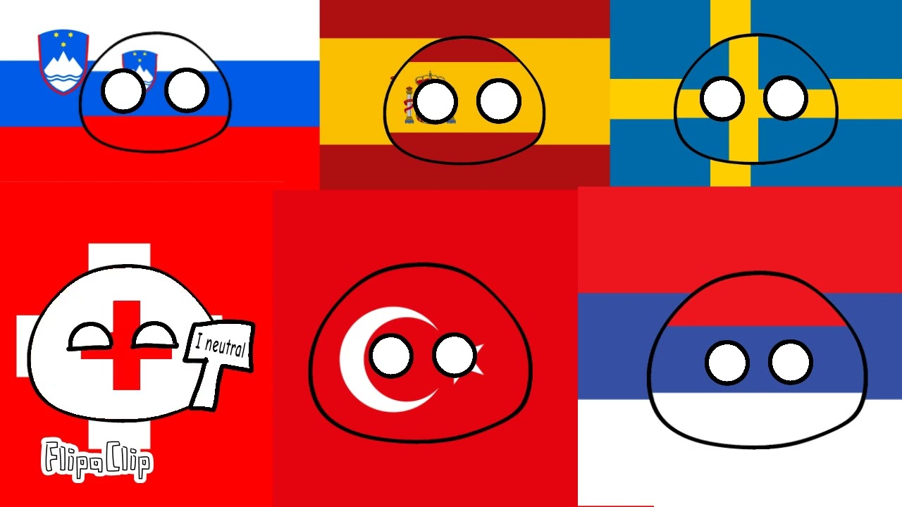 European countryballs band 9 (100 subscribers) - YouTube