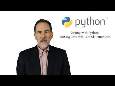 Tutorial 3: Sorting Lists with Lambda Functions - YouTube
