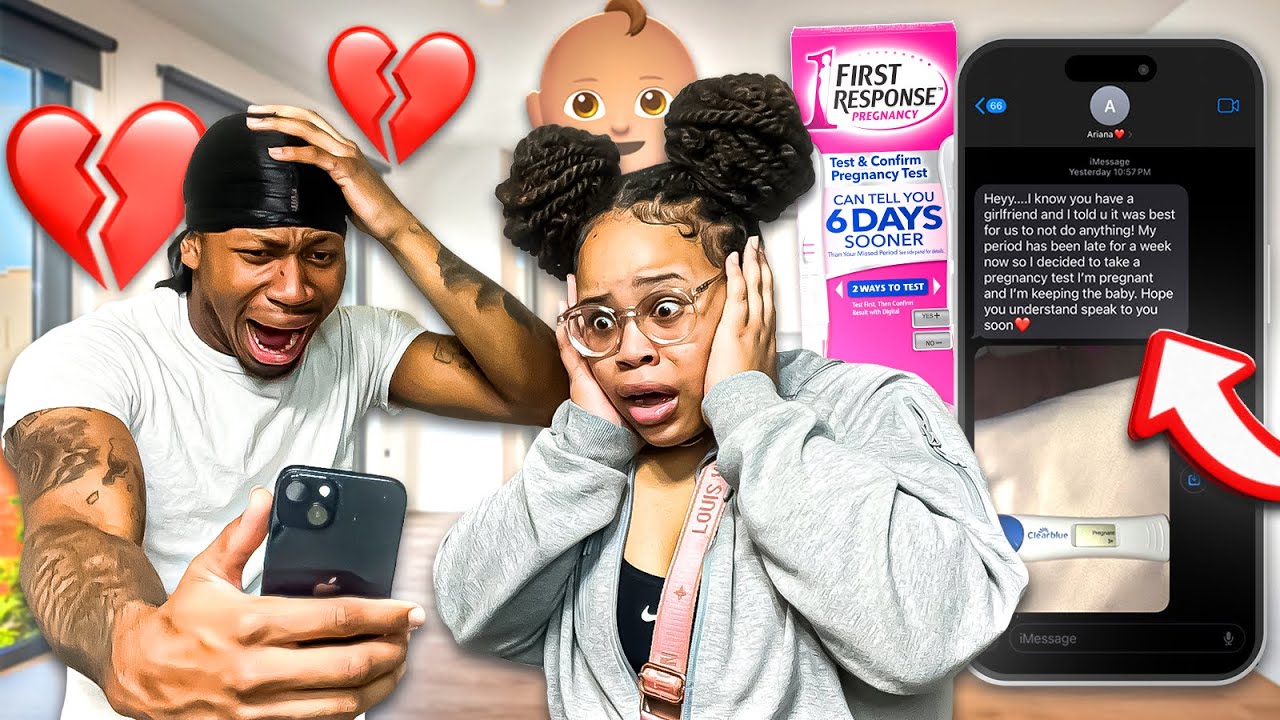 Telling My Girlfriend I Got Another Girl Pregnant Prank Gets Heated π³π