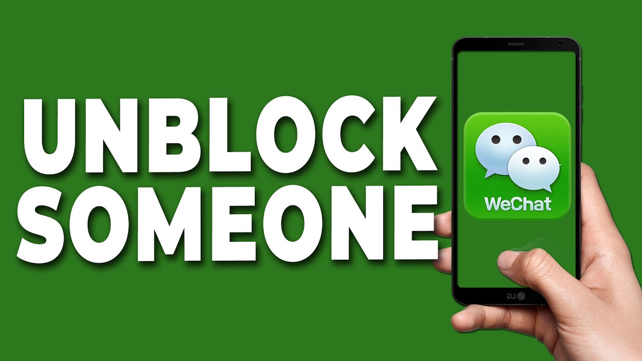 How To Unblock Someone In Wechat - YouTube