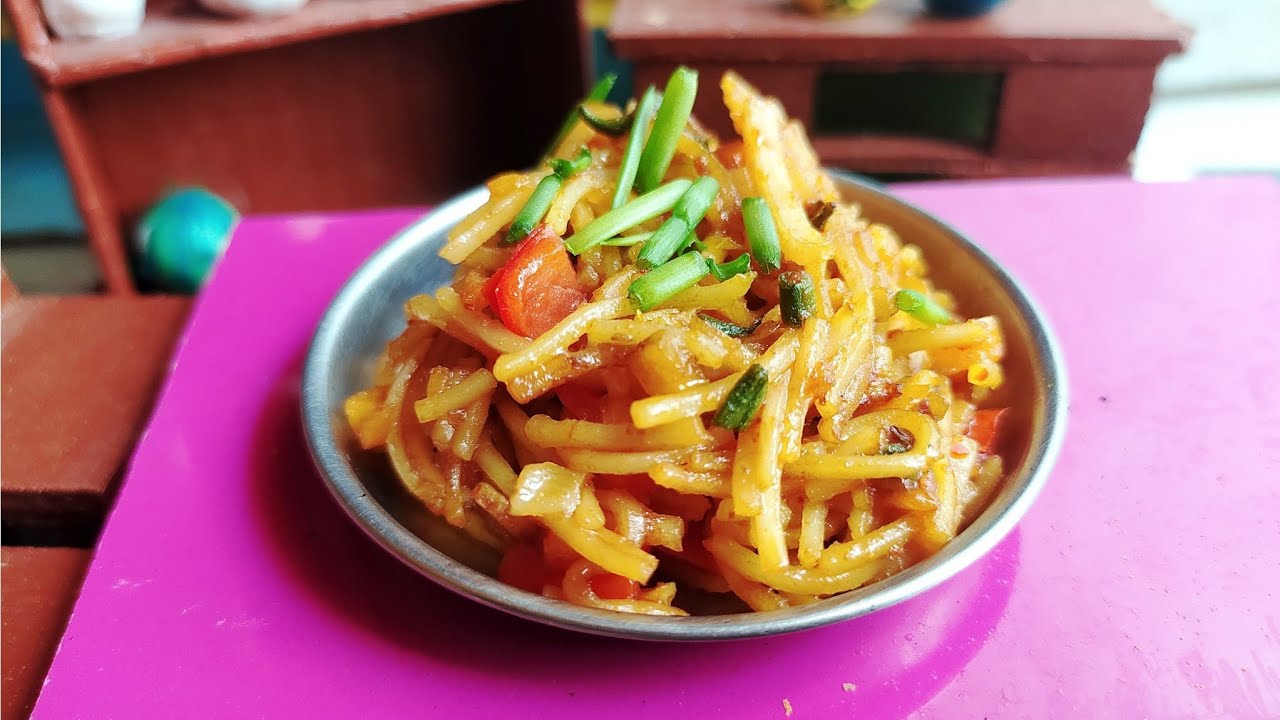 🫕 Miniature chaomin recipe/🧑‍🍳 world smallest chaomin recipe/🧑‍🍳 ...