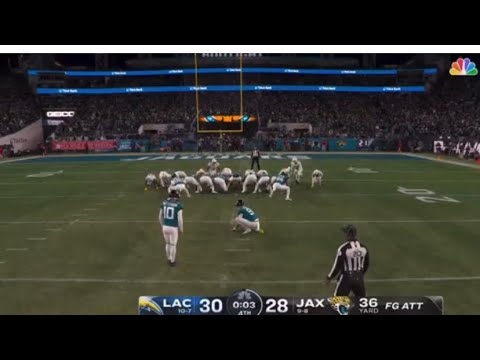 Riley Patterson game winning field goal kick for the Jaguars! Jaguars ...